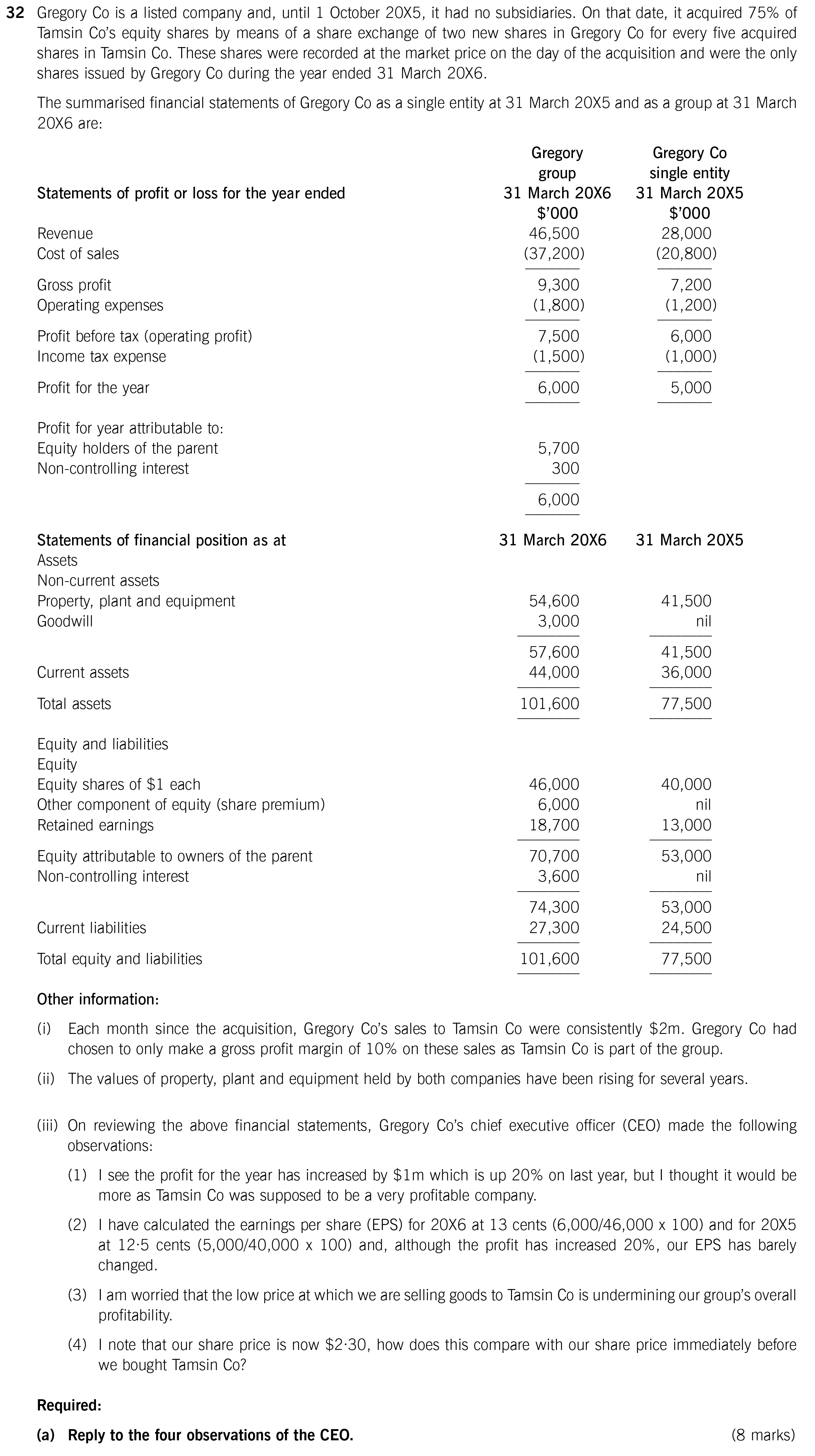 ACCA FR Past Papers: B9e. IAS 33 Basic EPS putting it all together ... ACCA FR Past Papers: B9e. IAS 33 Basic EPS putting it all together ...
