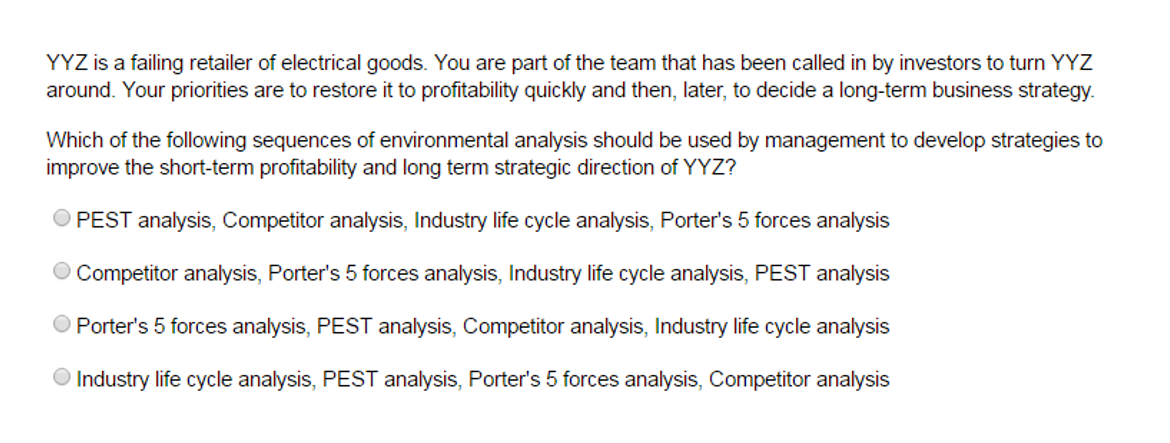 CIMA E3 Past papers - Question 9 - June 2016 Practice Exam (Jun 2016 ...