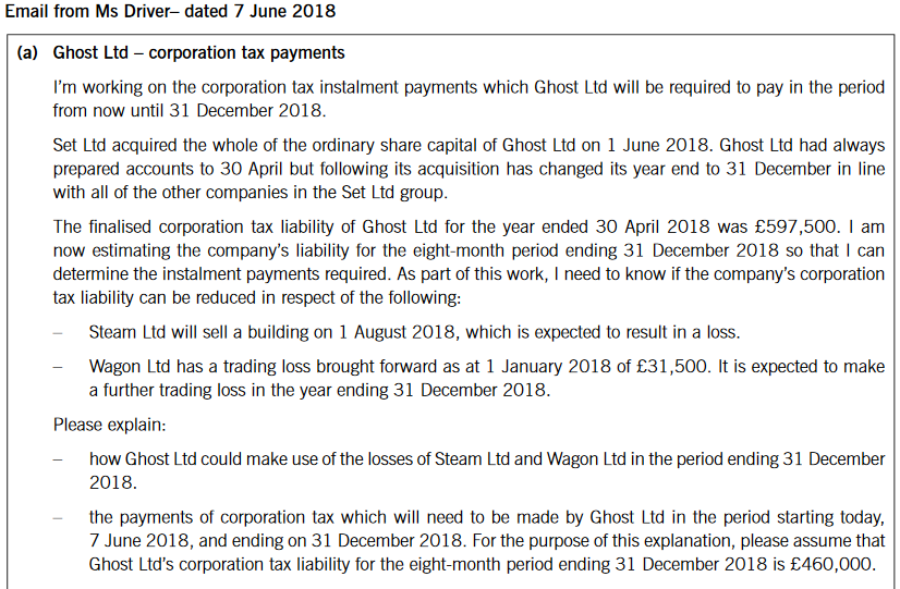 ACCA ATX (UK) Past papers - Question 2a - June 2018 Sample | aCOWtancy ...