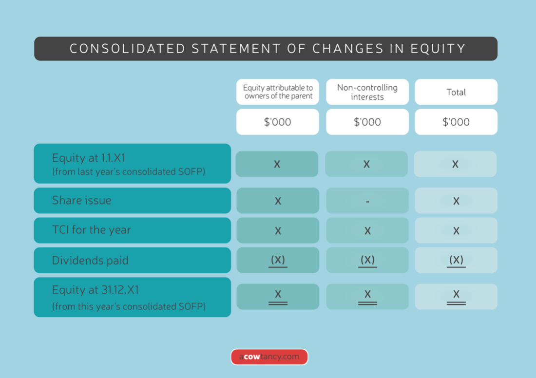 CIMA F2 Notes: C1c. SOCIE | aCOWtancy Textbook